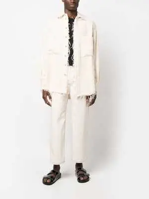 Eckhaus Latta Wide-leg Cropped Trousers