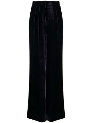 Alberta Ferretti Velvet Maxi Trousers