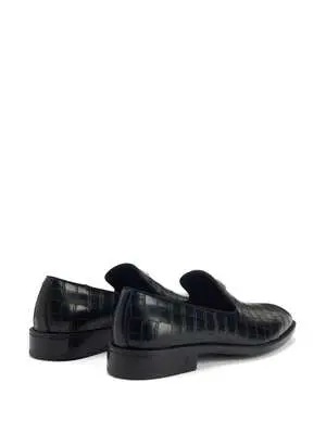 GIUSEPPE ZANOTTI Imrham Crocodile-effect Loafers