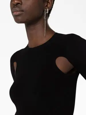 ANDREĀDAMO Sculpting Cut-out Midi Dress