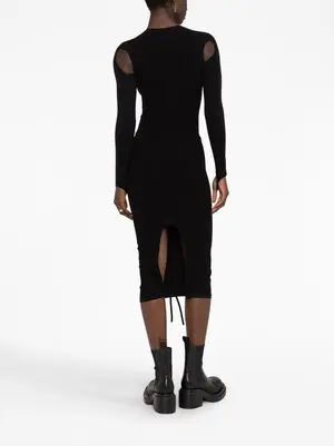 ANDREĀDAMO Sculpting Cut-out Midi Dress