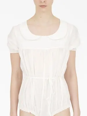 MAISON MARGIELA Four-stitch Cotton Bodysuit