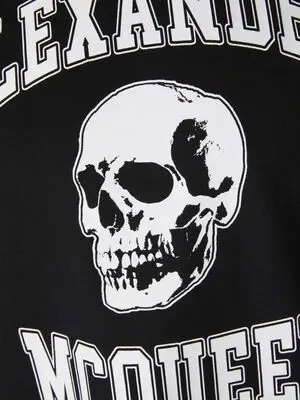 Alexander McQueen Skull Logo-print T-shirt - Black