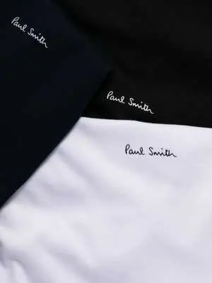 Paul Smith Logo-print Organic Cotton T-shirt - White