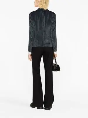 Brunello Cucinelli Corduroy Single-breasted Blazer - Blue