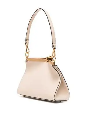 Etro Vela Leather Shoulder Bag - Neutrals