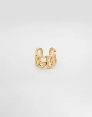 Dolce & Gabbana Dg Logo Ear Cuffs - Gold