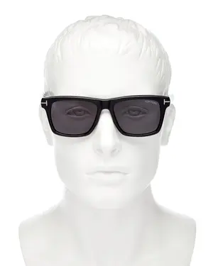 TOM FORD Square Sunglasses - Black/smoke