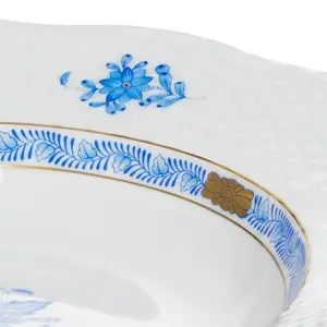 HEREND Chinese Bouquet 8 Rim Soup Bowl