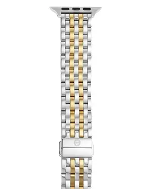 Michele 18k Bracelet Band For Apple Watch - Silver/gold
