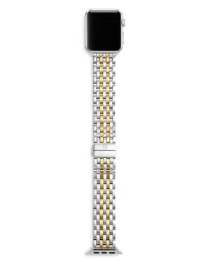 Michele 18k Bracelet Band For Apple Watch - Silver/gold