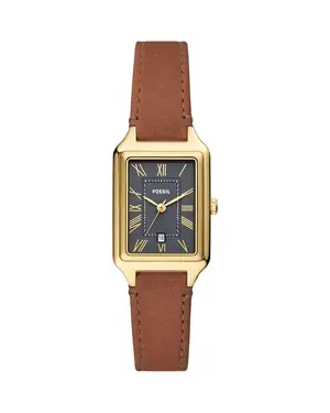 Fossil Raquel Watch, 23mm X 37mm - Gray/brown