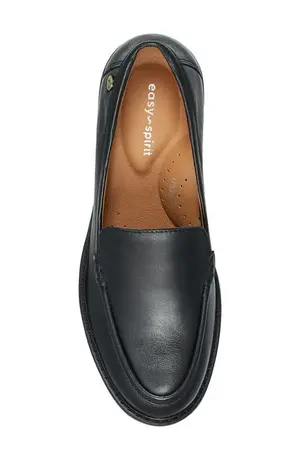 Easy Spirit Jaylin Leather Loafer - Black
