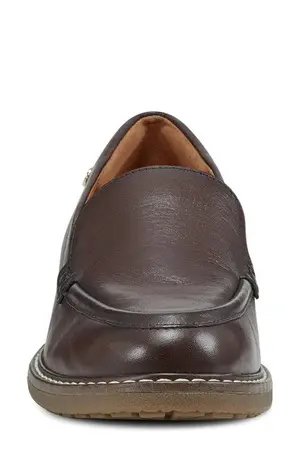 Easy Spirit Jaylin Leather Loafer - Dark Brown