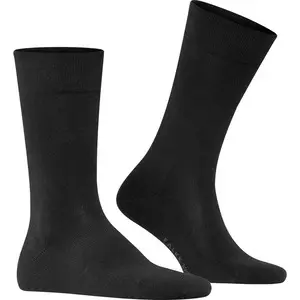 Falke Sensitive London Cotton Blend Socks - Black