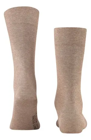 Falke Sensitive London Cotton Blend Socks - Nutmeg Melange
