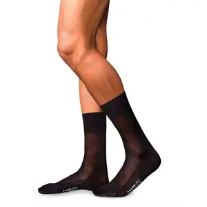 Falke No. 9 Cotton Blend Socks - Black