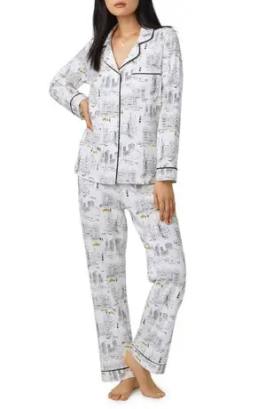 BEDHEAD PAJAMAS Print Jersey Pajamas - City That Never Sleeps