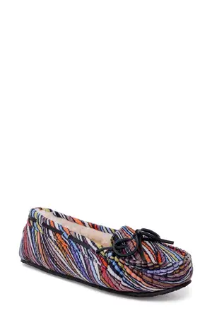 Minnetonka Cally Faux Fur Lined Slipper - Multi Color