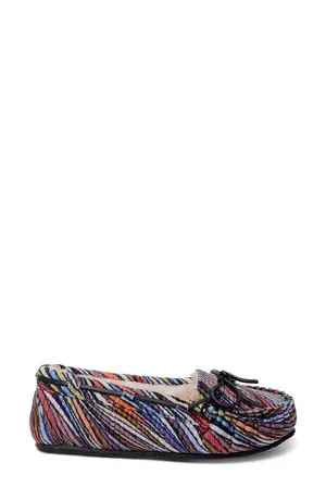 Minnetonka Cally Faux Fur Lined Slipper - Multi Color