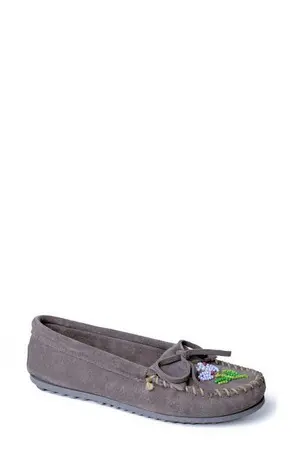 Minnetonka X Lucie Skjefte Ziigwan Waabigwan Slipper - Grey