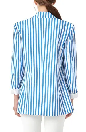 English Factory Striped Blazer