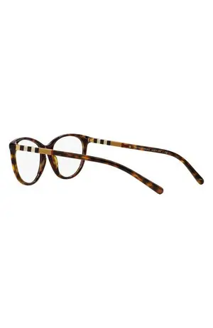 Burberry 52mm Square Eyeglasses - Dark Havana