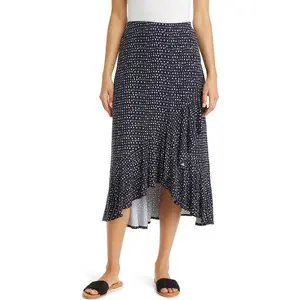 Loveappella Flounce Midi Skirt