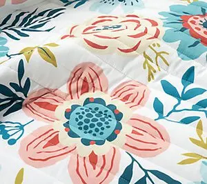LUSH DECOR Cottage Core Ariana Flower Quilt Kin