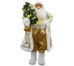 CHRISTMAS TIME 3-ft Music And Motion Santa Clau S - One-color