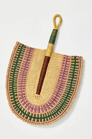 ALL ACROSS AFRICA Handwoven Desert Fan Pink