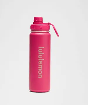 Lululemon Back To Life Sport Bottle 24oz Raspberry Coulis
