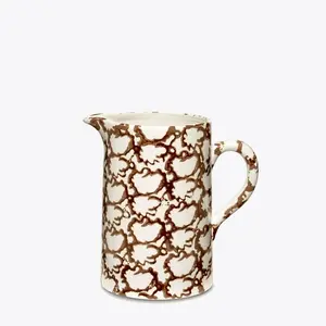 Tory Burch Spongeware Pitcher - Brown/smoke Ring