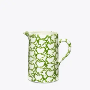 Tory Burch Spongeware Pitcher - Green/smoke