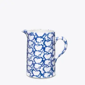 Tory Burch Spongeware Pitcher - Smoke Ring