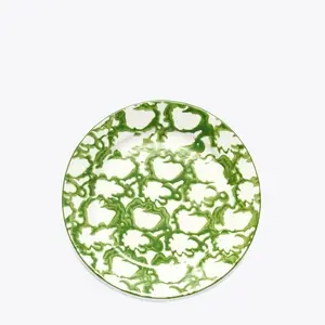 Tory Burch Salad Plate, Set Of 4 - Green/smoke