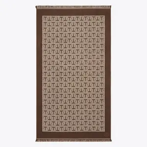 Tory Burch T-tile Beach Towel - Brown