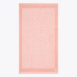 Tory Burch Tory Burch T-Tile Beach Towel Pink