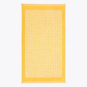 Tory Burch Tory Burch T-Tile Beach Towel Yellow