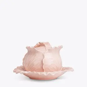 Tory Burch Tory Burch Lettuce Ware Covered Tureen Pale Pink