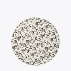 Tory Burch Happy Times Bouquet Round Tablecloth, 90 - Brown