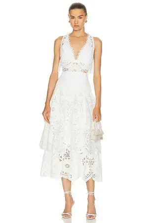 Alexis Aviana Dress In White