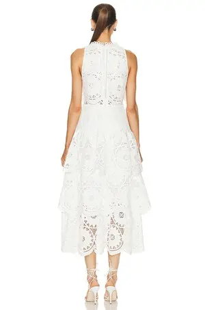 Alexis Aviana Dress In White