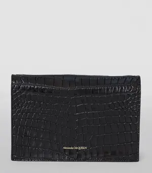 Alexander McQueen Leather Cross-body Bag With Skull