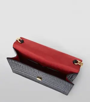 Alexander McQueen Leather Cross-body Bag With Skull