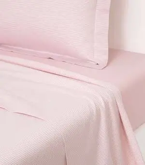 Ralph Lauren Oxford Super King Flat Sheet - Pink