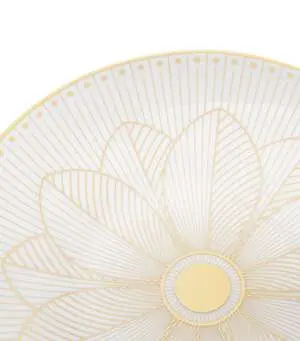 Christofle Porcelain Malmaison Platinum Impériale Bread Plate - Silver