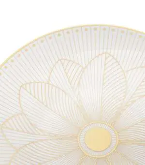 Christofle Porcelain Malmaison Platinum Impériale Bread Plate