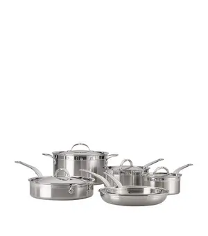 HESTAN Probond 10-piece Cookware Set - Metallic