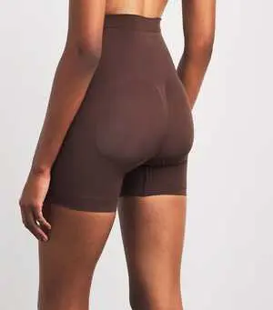 SKIMS Seamless Sculpt Mid-thigh Shorts - Brown